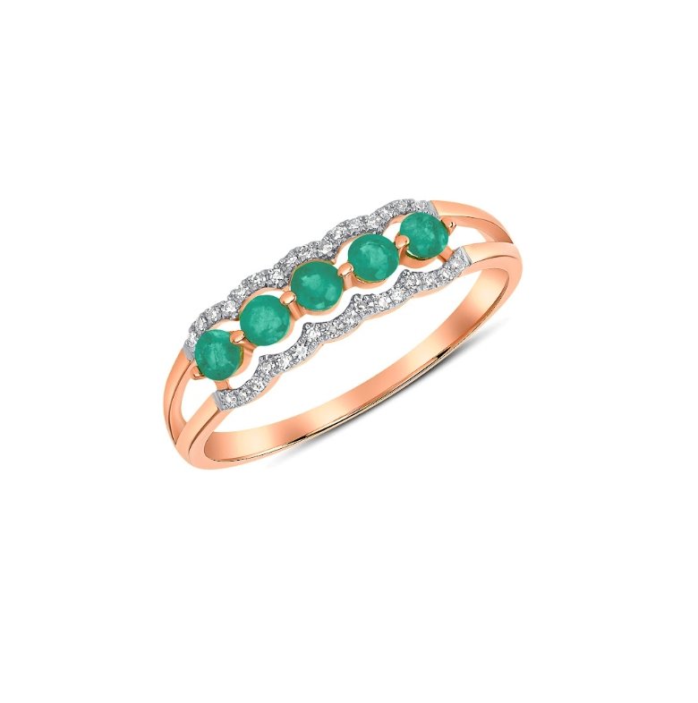 Emma | Elegant Emerald & Diamond Ring | Ele Keats Fine Jewelry – Ele ...